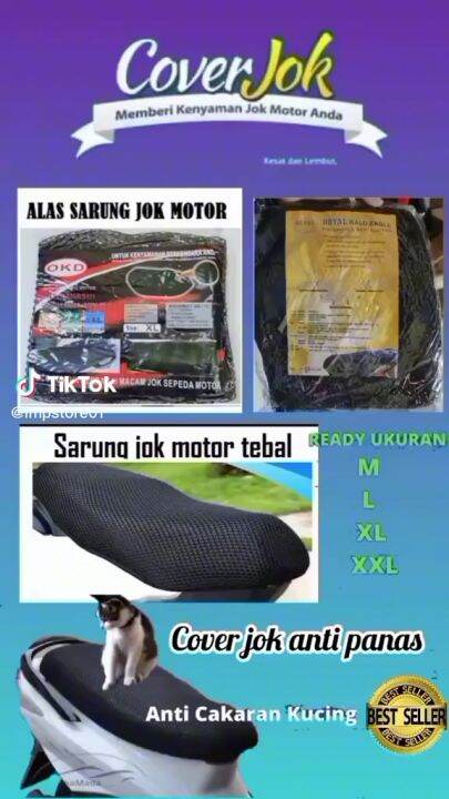 Jaring Jok Motor / Sarung Jok Motor Anti Panas Anti Cakaran Kucing ...