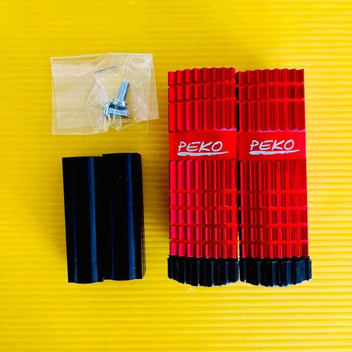 พักเท้าหน้า มีเนียมแบบหนา (สีแดง) เวฟ,โนวา,สปาร์ค,เทียร์ร่า,ดรีม wave ...