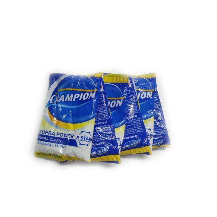 6 Pcs Detergent Champion Powder 45g | Lazada PH