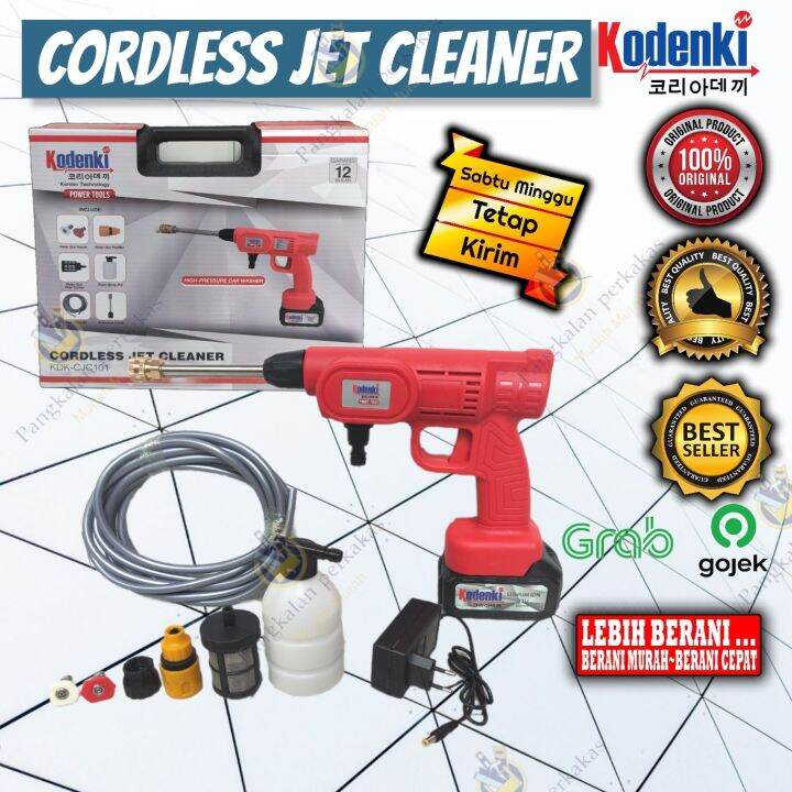 Cordless Jet Cleaner KODENKI 21V CJC101 pressure sprayer Cuci mobil ...