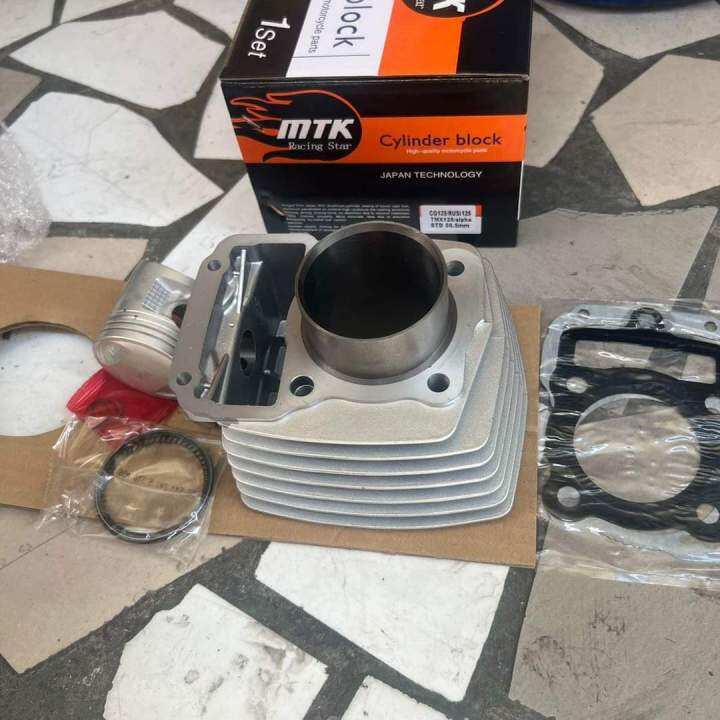 MTK CYLINDER BLOCK SET 56.5MM STANDARD CG 125/RUSI 125/TMX 125/ALPHA ...