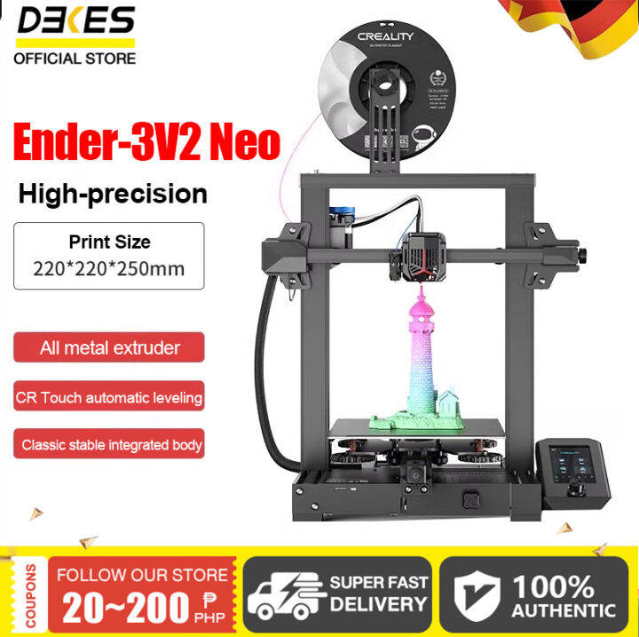 DEKES Ender 3 V2 Neo Upgraded Version printer Makerlab 3D Printer Ender3 | Lazada PH