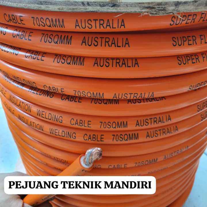 KABEL LAS SUPER FLEX 70MM / KABEL LAS SUPERFLEX 70 MM FULL TEMBAGA ...