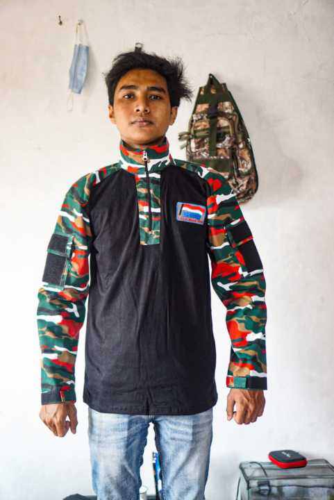 BELANJA ID ONLINE kaos bdu loreng laskar merah putih baju kelengkapan ...