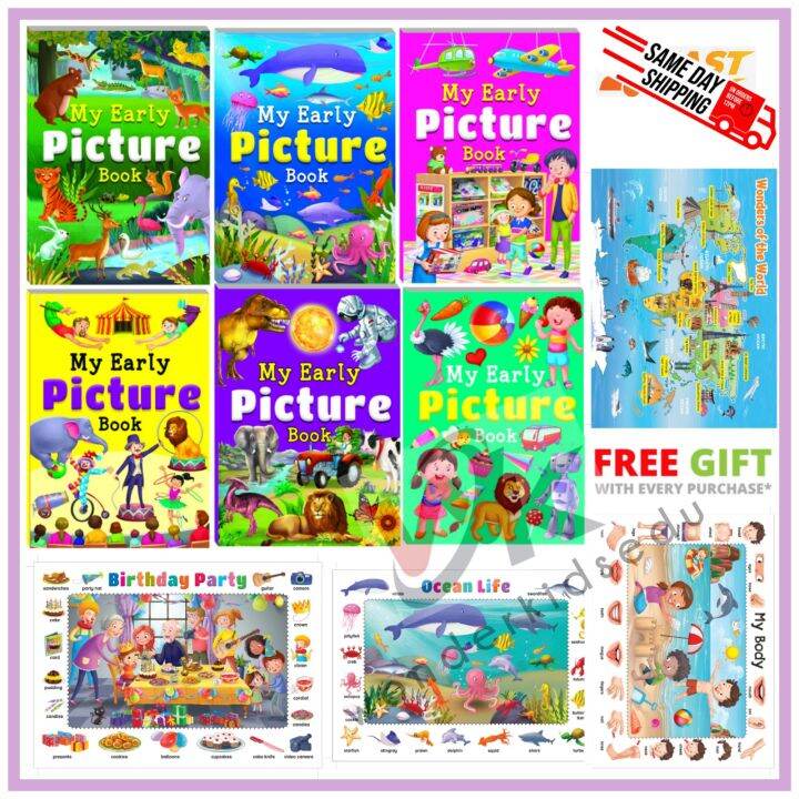 My Early Picture Book | My First Picture Book | Preschool Book | Buku ...