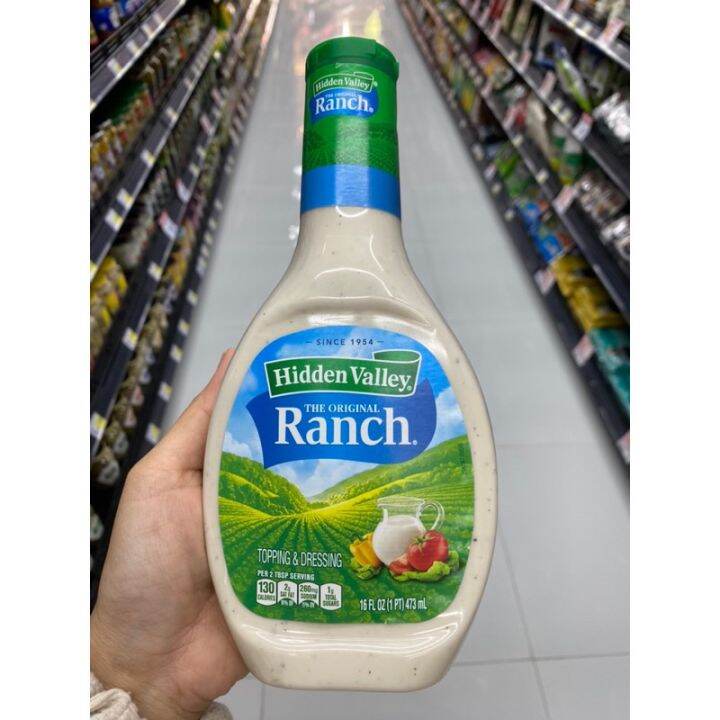 The Original Ranch Dressing ( Hidden Valley Brand ) 473 Ml. น้ำสลัด ...