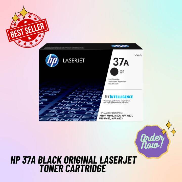 HP 37A Black Original LaserJet Toner Cartridge (CF237A) | Lazada PH