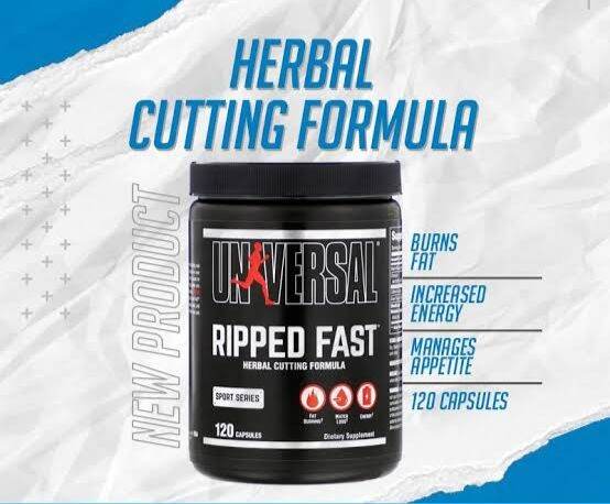 Universal Nutrition Ripped Fast 120capsules.แฟตเบิร์น ลดไขมัน | Lazada ...