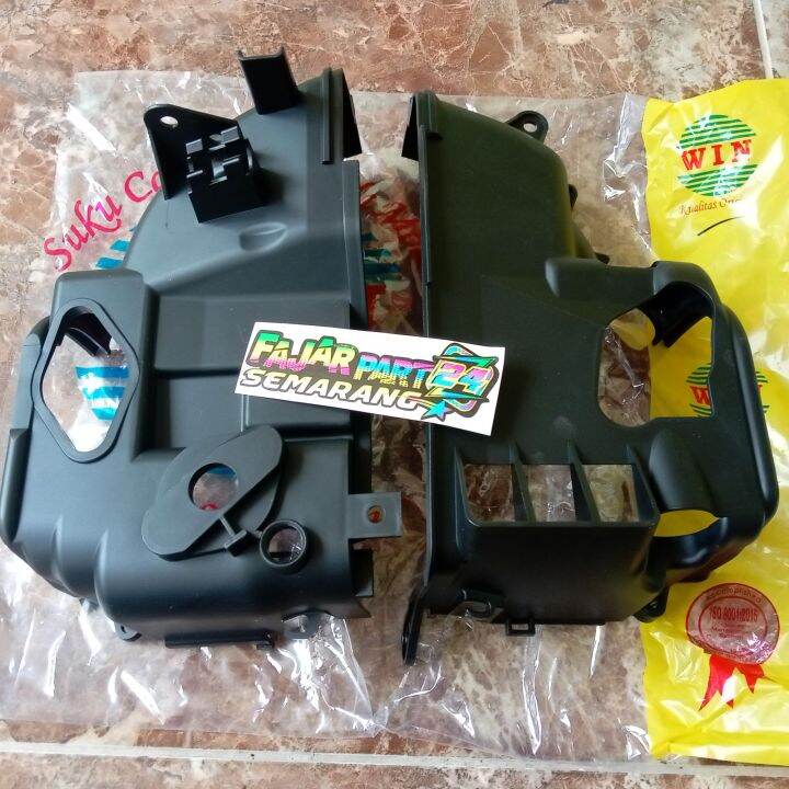TUTUP COVER MESIN ATAS BAWAH BEAT FI STATER KASAR 2012 2013 2014 VARIO ...