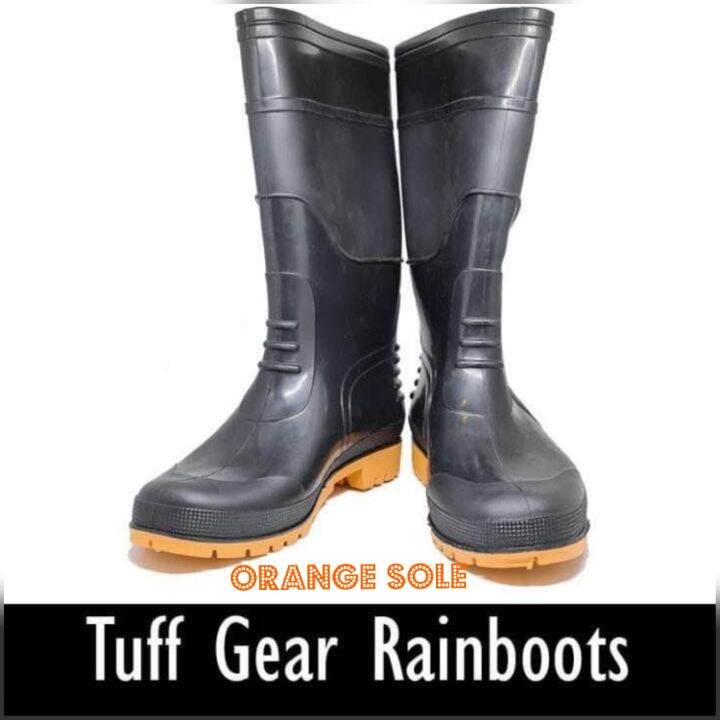 TUFF GEAR Hard boots (orange sole) | Lazada PH