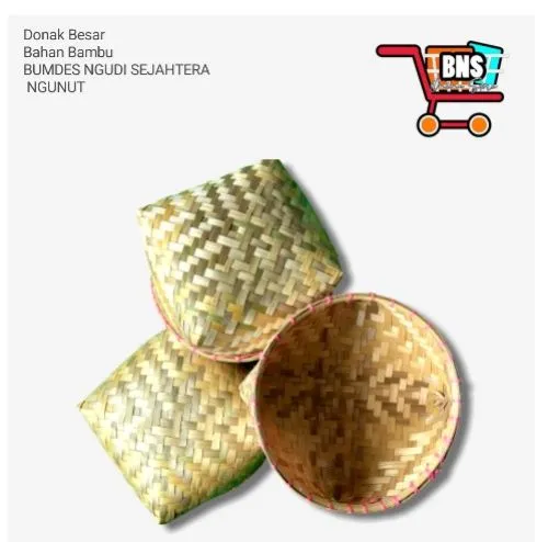 DONAK// TEMPAT NASI BAMBU//DONAK ANYAMAN BAMBU | Lazada Indonesia