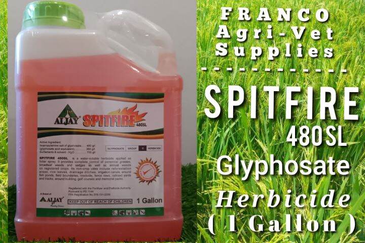 Spitfire 480 SL Glyphosate Herbicide ( 1 Gallon ) Spit fire | Lazada PH