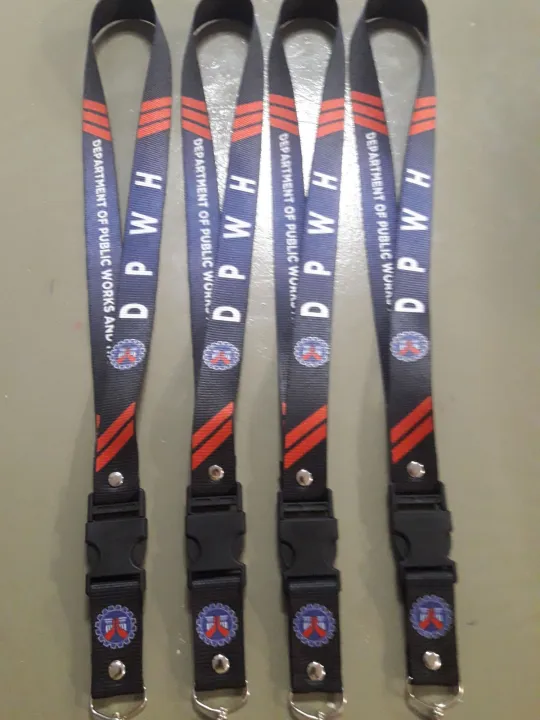 DPWH ID LACE LANYARD ID SLING | Lazada PH