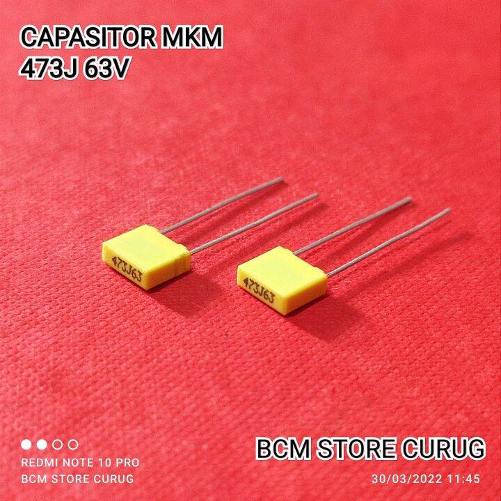 10 BUAH CAPASITOR MKM 473J 63V KAPASITOR 473J 63VOLT | Lazada Indonesia