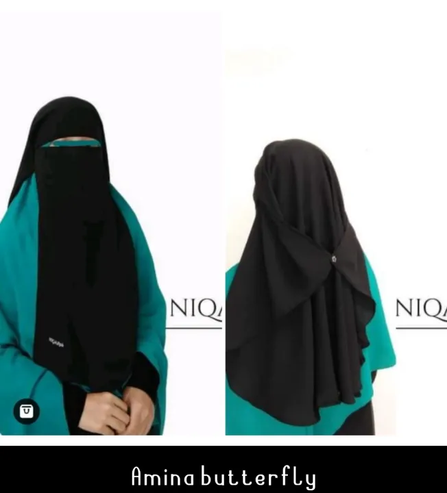 niqab butterfly (amina) | Lazada PH