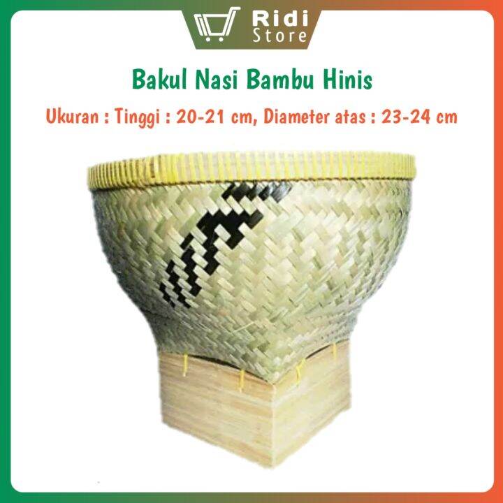 Bakul Nasi Dari Anyaman Bambu Hinis, Wakul Nasi Bambu | Lazada Indonesia