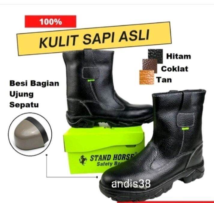 Sepatu safety STAND HORSE 807 Sepatu Kerja Lapangan Sepatu proyek Ujung ...