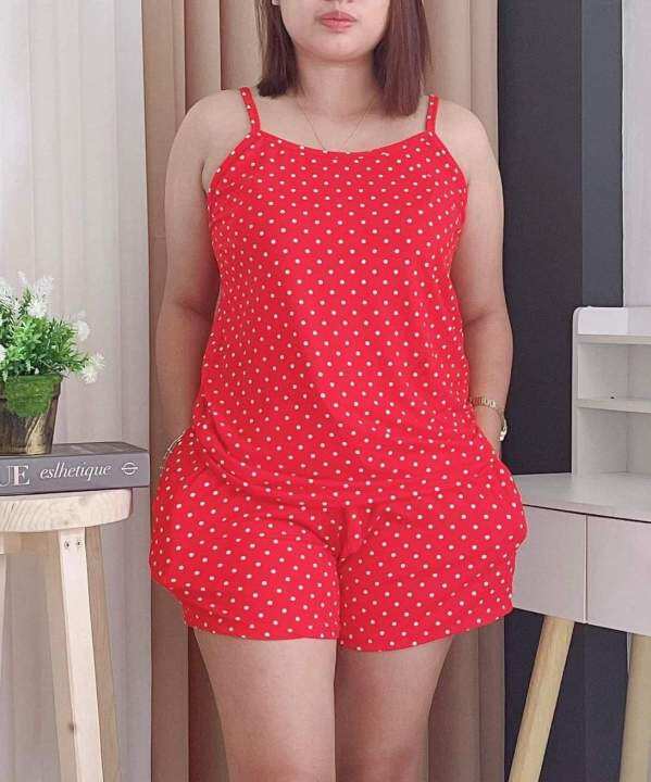 SPAGHETTY POLKA TERNO SHORT with 2 Pocket | Lazada PH
