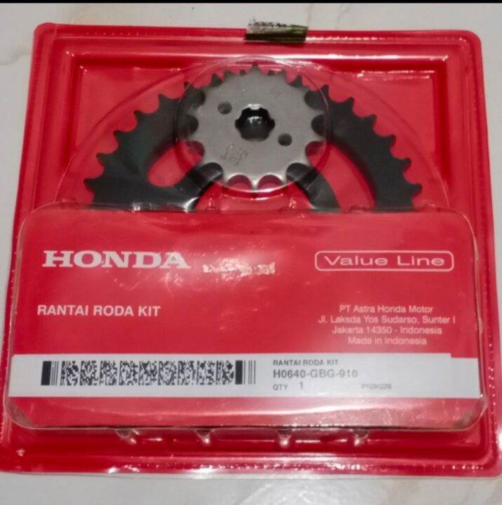 Rantai Gear Set Depan Belakang Astrea Prima Grand Legenda Ori AHM ...