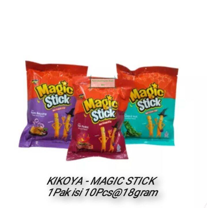 Kikoya MAGIC STICK Cemilan Enak Mini French Fries Snack 10 Pcs x 18 gram | Lazada Indonesia
