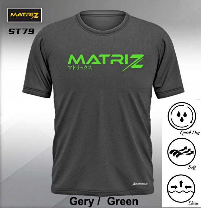 Matriz Dry Fit Badminton T-shirts MZ-ST79 | Lazada
