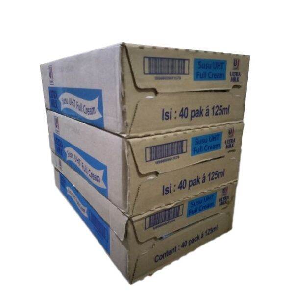 Susu Ultra Milk Full Cream 125ml 1 Dus isi 40Pcs | Lazada Indonesia
