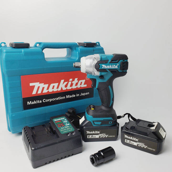 Máy Siết Bulong Makita 199V , Lõi Đồng Không Chổi Than - TẶNG FULL PHỤ KIỆN NHƯ HÌNH | Lazada.vn