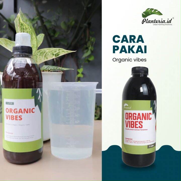 Pupuk Organik Eco Farming Organic Vibes 1 Liter | Lazada Indonesia
