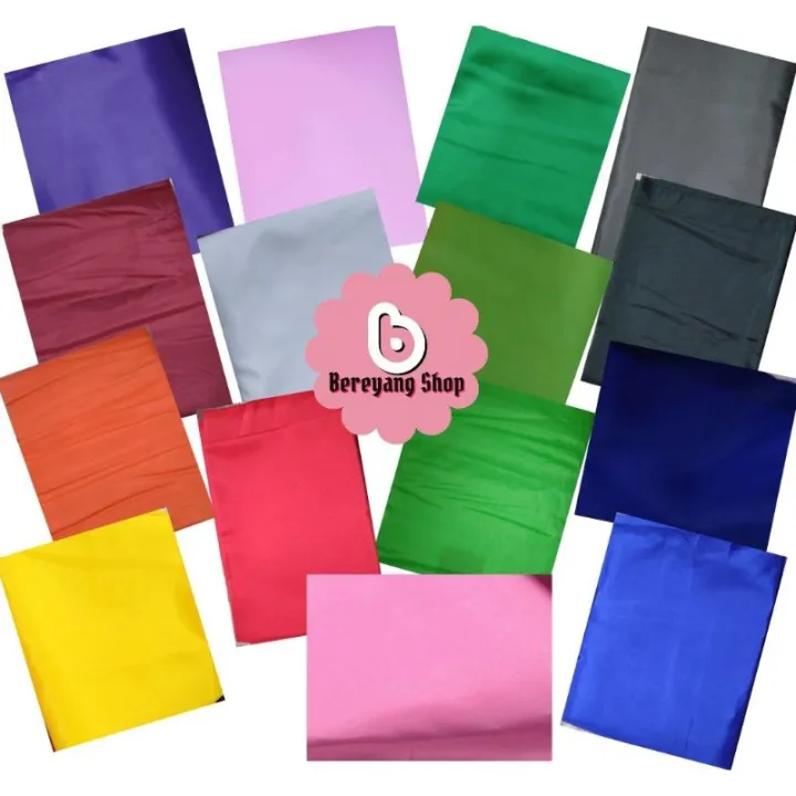 Tela/Fabric|Pongee/Geena Silk 'Plain Color' 60width|1yard=36inch./91cm ...