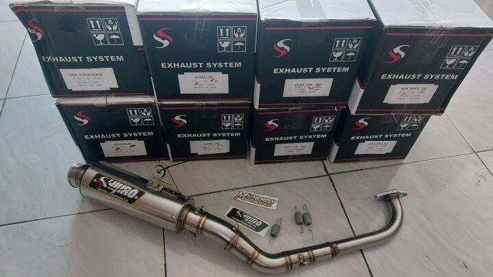 KNALPOT SHIJIRO RACING ORIGINAL TYPE M3 NMAX AEROX OLD NEW VESPA MATIC ...