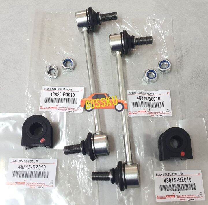 4 IN 1 SET - FRONT ABSORBER LINK/STABILIZER BUSH -TOYOTA AVANZA 2003 ...