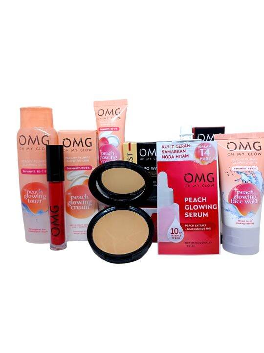 OMG oh My Glow Paket Lengkap Super Glow Kit / OMG Skincare Glow Paket ...