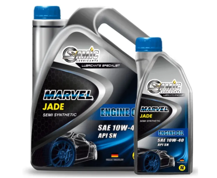 Samic Mar Vel Jade 10W40 API SN VHVI Synthetic Oil for Gas & Diesel ...