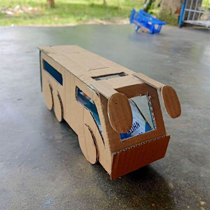 mobil kardus prakarya kardus kerajinan kardus | Lazada Indonesia