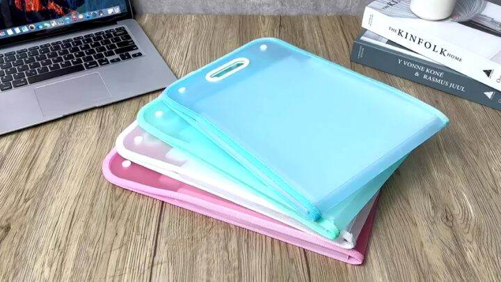 Folder File Organizer With Handle Expanding File Folder 13 Layer Test Paper Folder Waterproof 2747