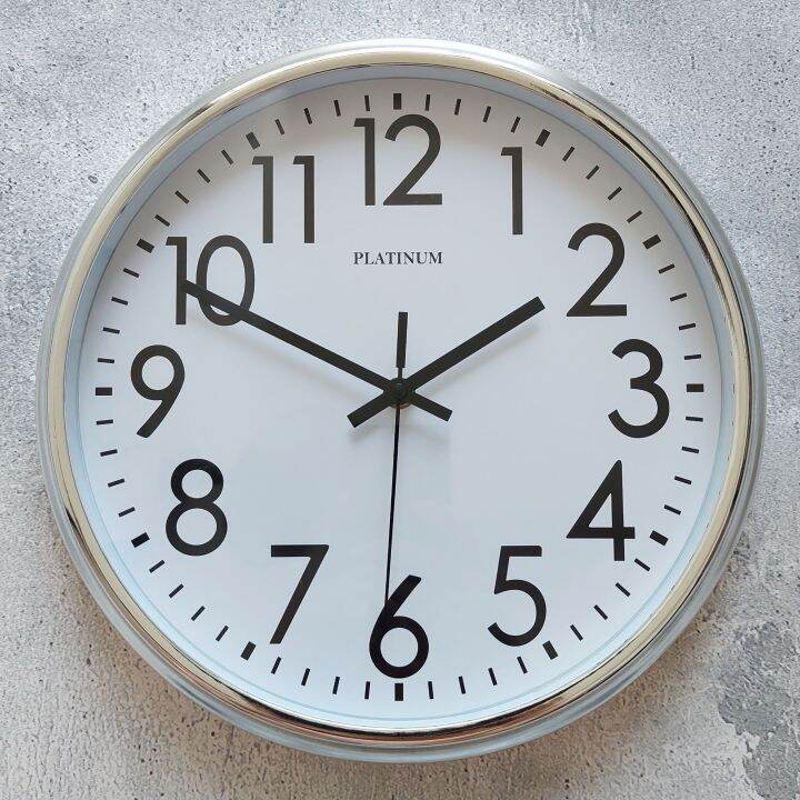 Jam Dinding Polos Minimalis Dekorasi Rumah Mewah Elegant Ukuran 30cm ...