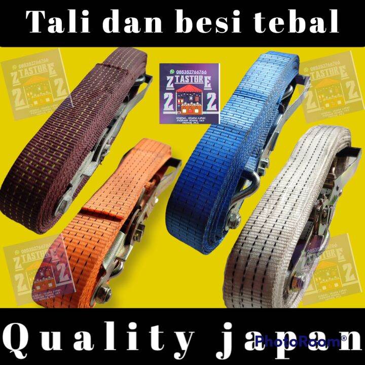 tali Ratchet premium track belt tebak tali trakel truk mobil barang zta ...