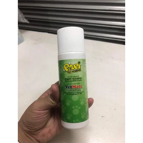 PAPI PET POWDER (DEODORIZING PET POWDER) 100g | Lazada PH