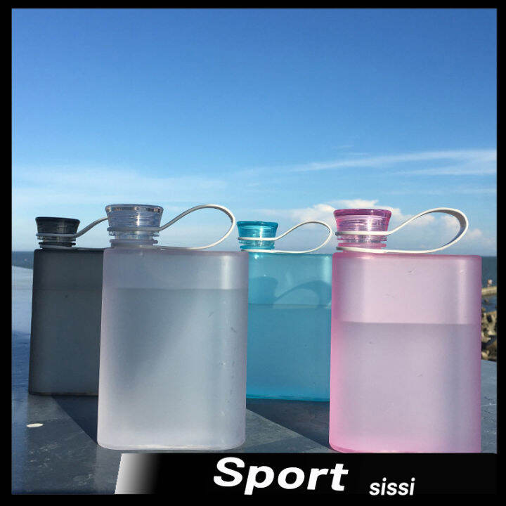 Sissi A5 Botol Air Minum Kertas, Botol Air Datar Kreatif Matte Persegi ...