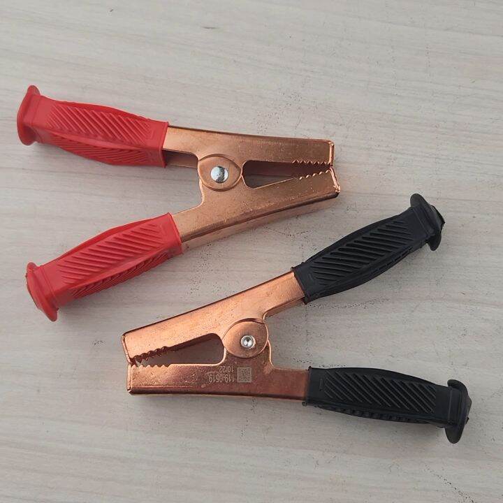 BOOSTER CLIP 300AMP-600AMP HEAVY DUTY Battery Jumper Cable Alligator ...