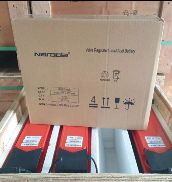 Batre VRLA 12v 100Ah Narada New | Lazada Indonesia