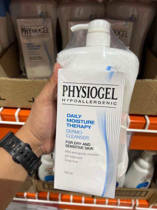 PHYSIOGEL DAILY MOISTURE THERAPY DERMO CLEANSER 2 BOTTLES SET 900 ML + 150 ML | Lazada PH