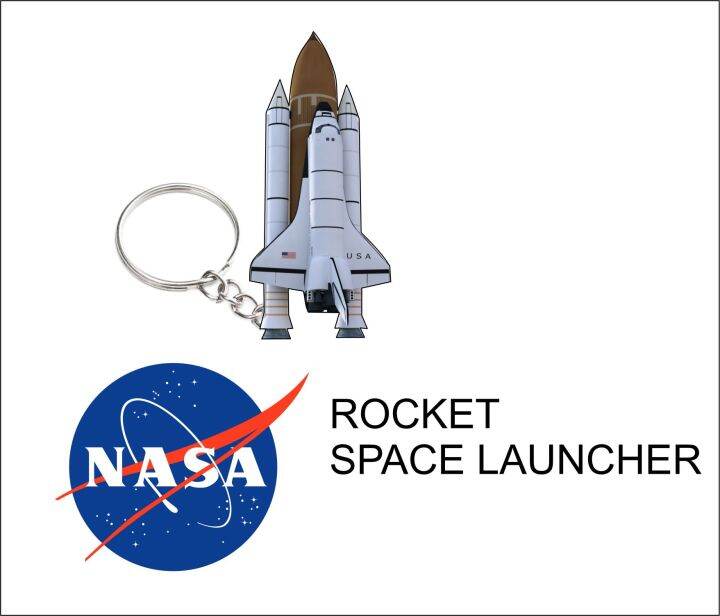 NASA rocket roket space launcher keychain | Lazada