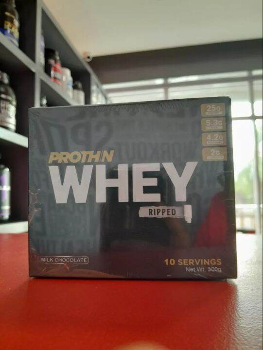 PROTHIN WHEY RIPPED MILK CHOCOLATE FLAVOR 10 SERVING | Lazada PH