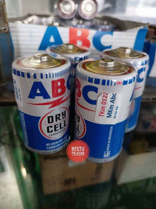 BATU BATERAI ABC BIRU BESAR/R20 [PER BUAH] | Lazada Indonesia