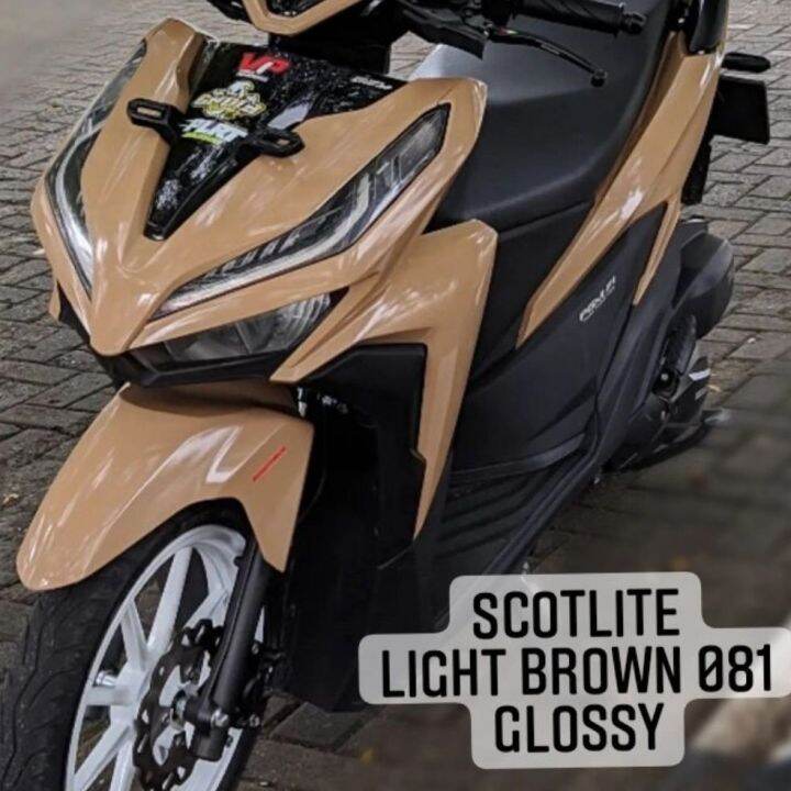skotlet murah terbaru kekinian scotlite motor coklat glossy best ...