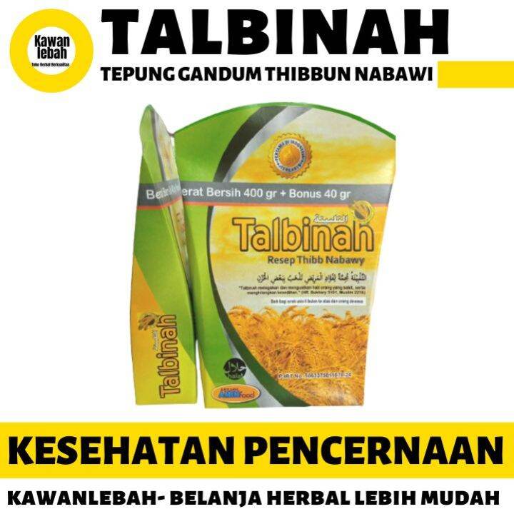 Talbinah Tepung Gandum Thibbun Nabawi Herbal lambung maag kolesterol ...