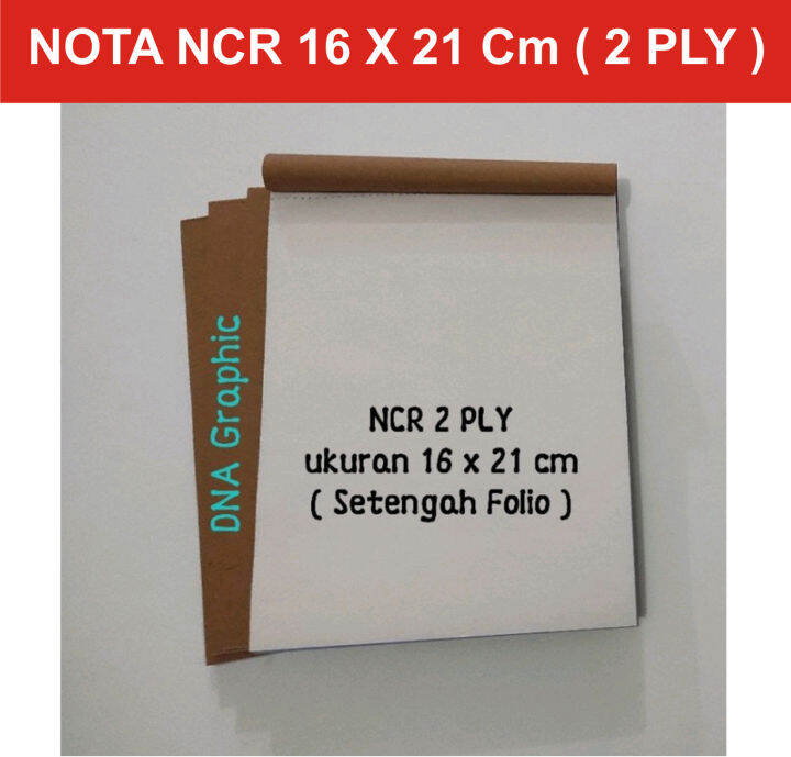NOTA POLOS ATAU KOSONGAN RANGKAP 2 UKURAN 16 X 21 Cm | Lazada Indonesia