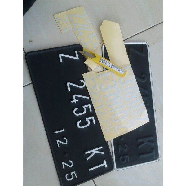 Stiker Plat Nomor motor Reflektif | Lazada Indonesia