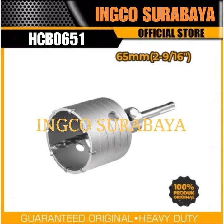 INGCO HCB0651 HOLE CORE BIT TCT (65MM) MATA BOR PELUBANG TEMBOK BETON ...